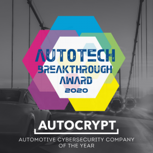 AUTOCRYPT Named Automotive Cybersecurity Company of the Year in 2020 AutoTech Breakthrough ...