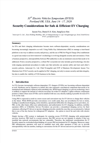 Abstract | Paper: Security Considerations for Safe & Efficient EV ...